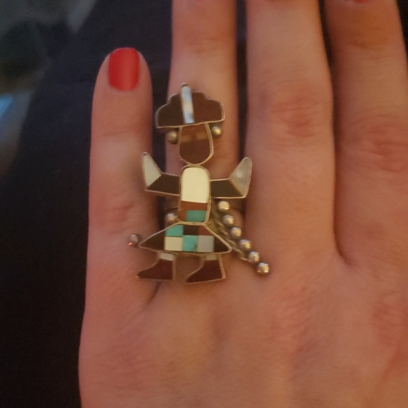 zuni | Jewelry | Vintage Zuni Kachina Ring | Poshmark